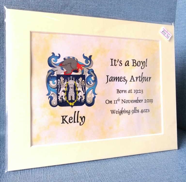 Birth Mount - Heraldic Craft, 07887 892 330